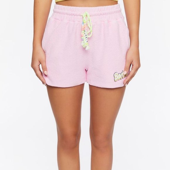 Barbie | Shorts | Barbie X Forever 2 Beaded Barbie Terry Shorts Size Xs ...